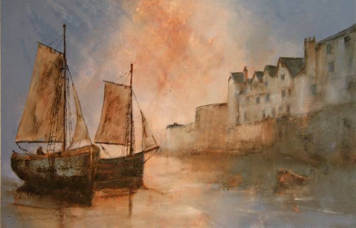 Hauled up at Bayards - White Sails Gallery